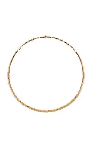 ANITA KO Bunny 18k Rose Gold Link Choker - Pink