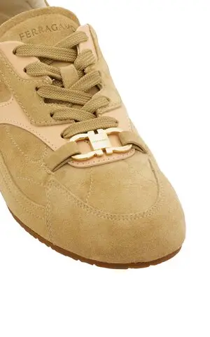 FERRAGAMO Sophie Leather Sneakers