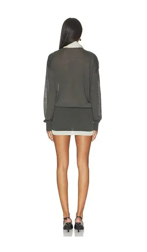 AYA MUSE Elar Mini Dress In Grey