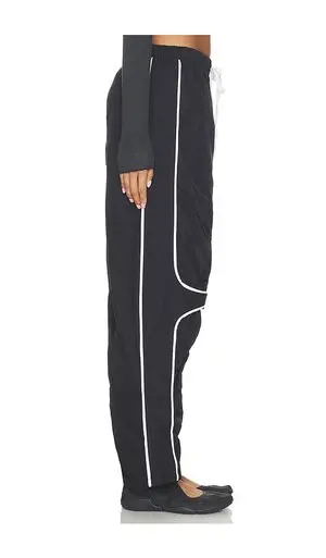Free People X Track Star Pant In Black