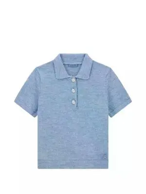 Guess Ophelia Crystal-embellished Polo Top