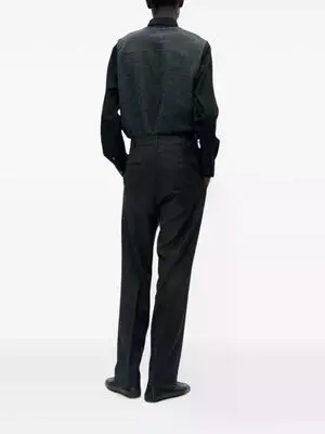 BERNER KUHL Soft Blazer Flannel Wool Trousers