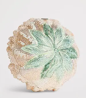 Judith Leiber Embellished Peony Halcyon Hill Clutch Bag