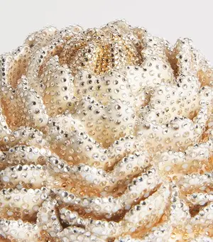Judith Leiber Embellished Peony Halcyon Hill Clutch Bag
