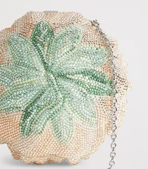 Judith Leiber Embellished Peony Halcyon Hill Clutch Bag