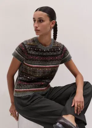 ME+EM Lofty Fairisle Baby Knit Tee