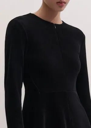 ME+EM Cord Velour Short Dress