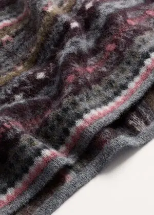 ME+EM Fairisle Shrunken Triangle Scarf