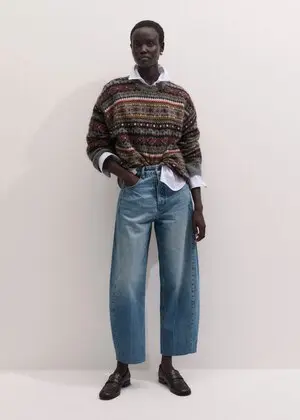 ME+EM Fair Isle Relaxed Sweater