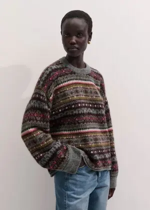 ME+EM Fair Isle Relaxed Sweater