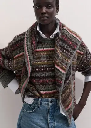 ME+EM Fair Isle Relaxed Sweater