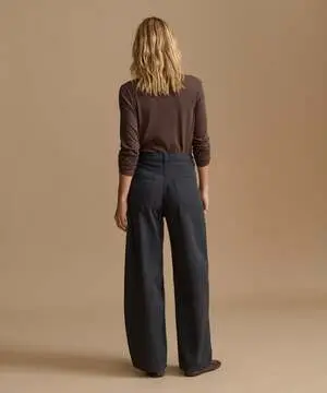Jenni Kayne Beachwood Baggy Pant - Black