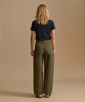 Jenni Kayne Beachwood Baggy Pant - Moss