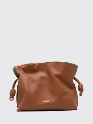 Loewe Flamenco Smooth Calfskin Clutch With Removable Shoulder Strap - Multicolor