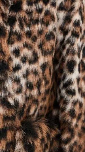 Marc Jacobs Faux Fur Leopard Jacket