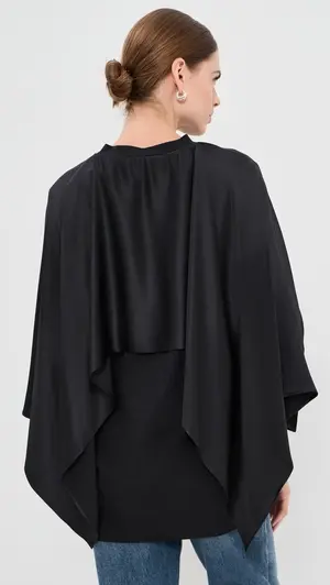 FRENKEN Disturb Crepe Satin T-shirt