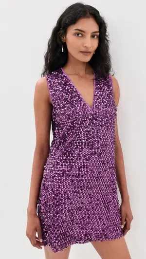 SIMONMILLER Fountain Sequin Dress