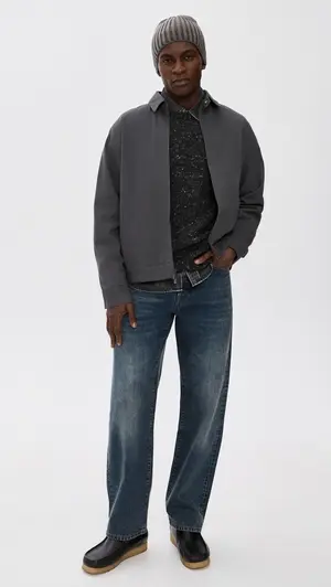 KNICKERBOCKER Moor Alpaca And Merino Tweed Sweater