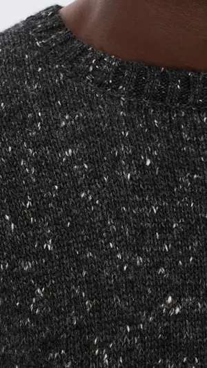 KNICKERBOCKER Moor Alpaca And Merino Tweed Sweater