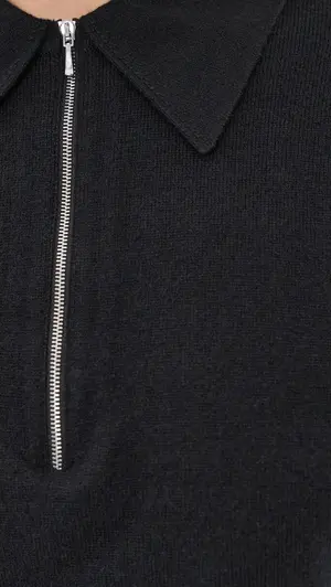 Sold Out NYC The Cashmere Zip Polo