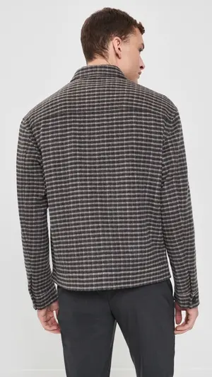 Theory Short Jacket In Double Faced Wool