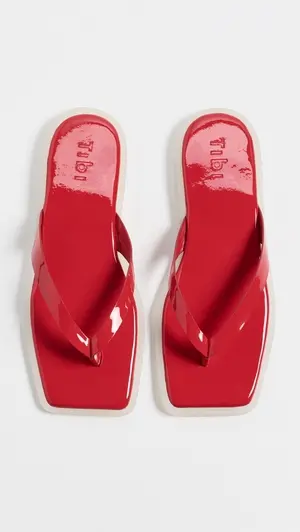 Tibi Arnie Sandals - Red