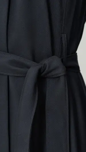 Theory Long Sleeve Belted Shirtdress