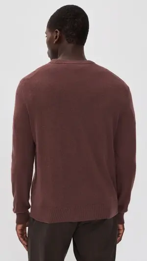 Theory Hilles Crew In Cashmere - Deep Auburn