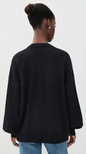 Farm Rio Tropical Patch Knit Sweater