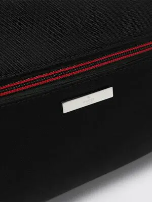 Gucci Essence Nylon Backpack With External Pocket And Adjustable Straps