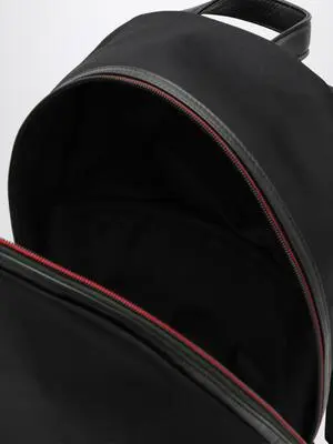 Gucci Essence Nylon Backpack With External Pocket And Adjustable Straps