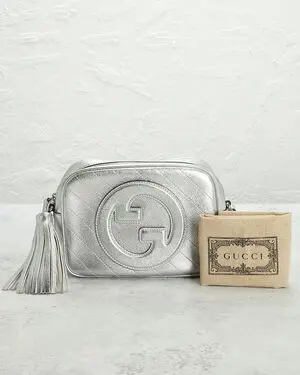 FWRD RENEW Gucci Sakai Be Green Blondie Shoulder Bag