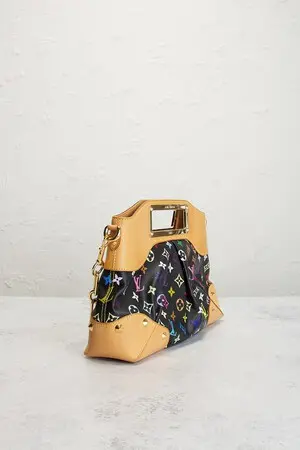 LOUIS VUITTON Monogram Judy Mm Shoulder Bag In Black - Multicolor