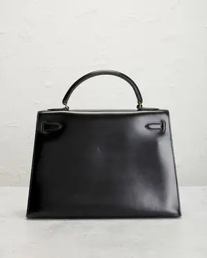 FWRD RENEW Hermes Box Kelly 32 Sellier Handbag