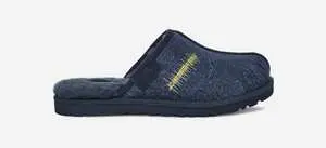 UGG The Elder Statesman Slide Sheepskin Slippers - Blue
