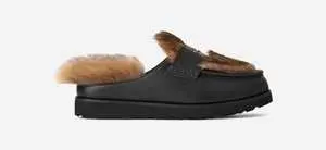 UGG Ambush Loafer Sheepskin Shoes - Black