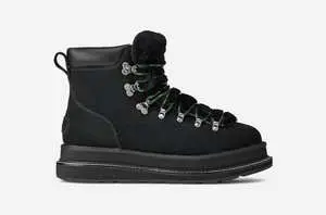 UGG Sacai Hiker Suede Boots - Black
