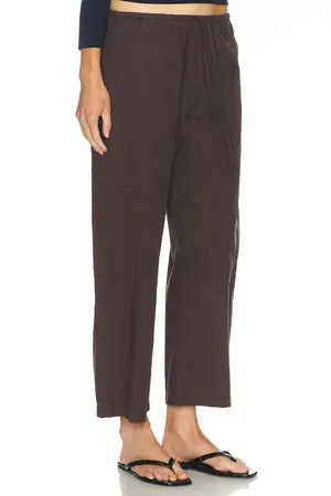 Donni. The Pop Drawstring Cargo Pant