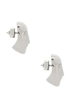 Khaite Visage Earrings - Silver