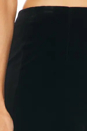 Khaite Ryden Velvet Pant - Black