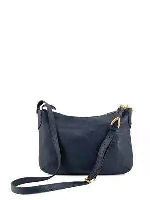 Fendi 2000-2010 Medium Leather Selleria Crossbody Bag - Blue