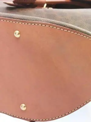 Celine 2000-2026 Macadam Coated Canvas Backpack