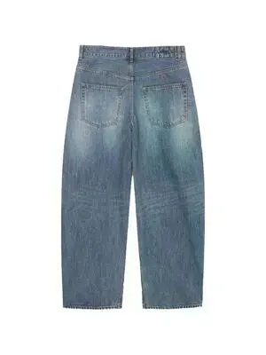 DUNST Relaxed Curved Wide-leg Jeans