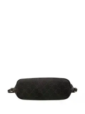 Gucci 2000-2015 Gg Denim Boat Shoulder Bag - Brown
