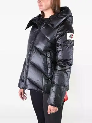 AFTER/LABEL Quilted Hooded Coat