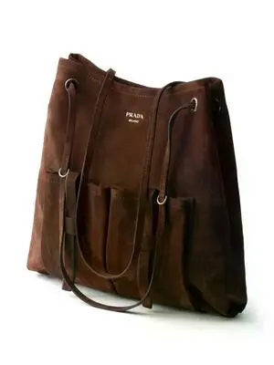 Prada Route Large Suede Bag