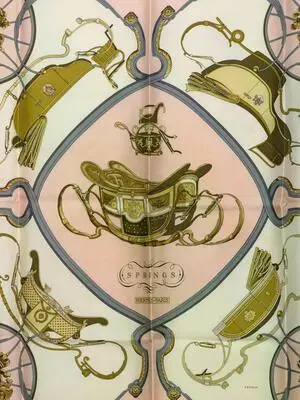 Hermès 1974 Springs Silk Scarf 90 Scarves