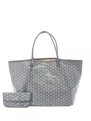 Goyard 2000-2026 Goyardine Saint Louis Gm Tote Bag - Grey