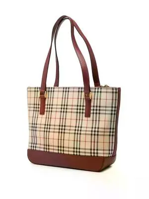 Burberry 2000-2017 House Check Canvas Shoulder Bag