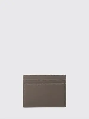 Saint Laurent Flat Calfskin Card Holder With Laminated Logo